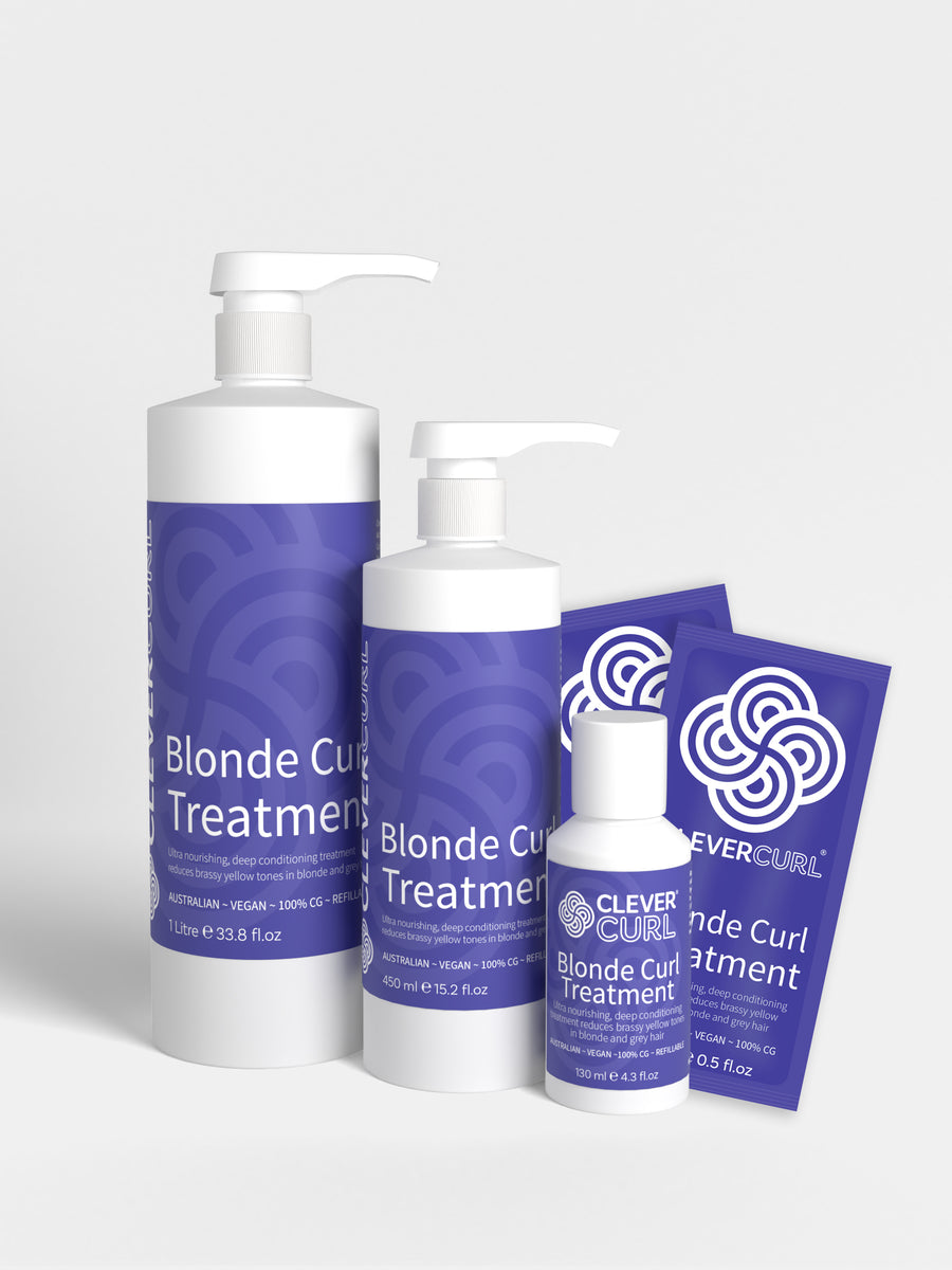 Clever Curl Blonde Treatment – Les Sheikh Hair Design